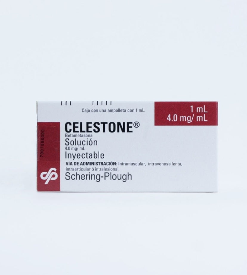 Celestone 4 Mg Solución Inyectable Ampolleta 1 Ml – Dermayeo